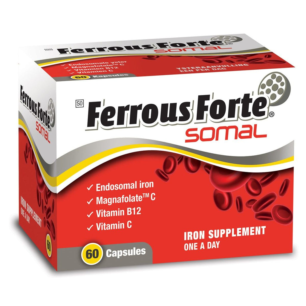 Ferrous Forte Somal 60 Capsules – ZimSeller Pharmacy