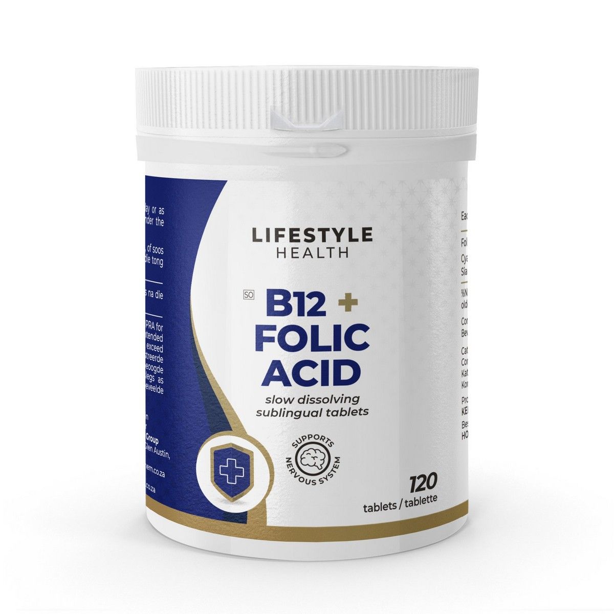 Lifestyle B12 & Folic Tabs 120's – ZimSeller Pharmacy