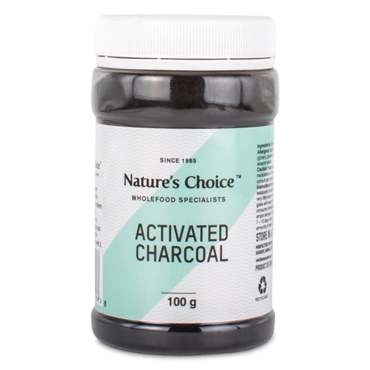 Natures Choice Activated Charcoal 100g – ZimSeller Pharmacy