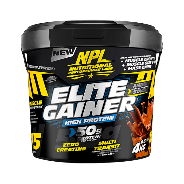 NPL Elite Gainer - All in One Anabolic Stack Chocolate Milkshake 4kg ...